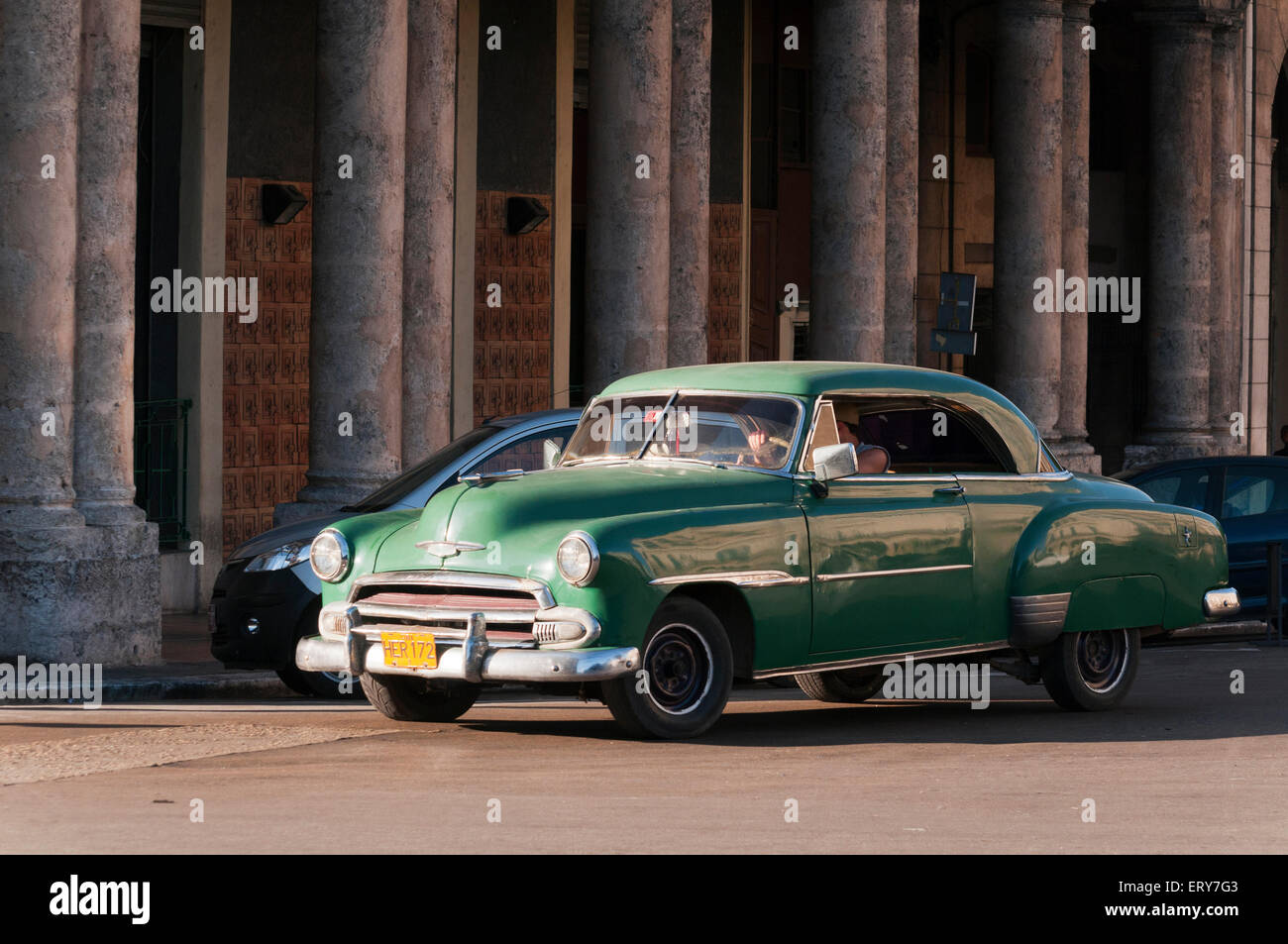 Elk224-1814 Cuba, Havana, vintage car Stock Photo - Alamy