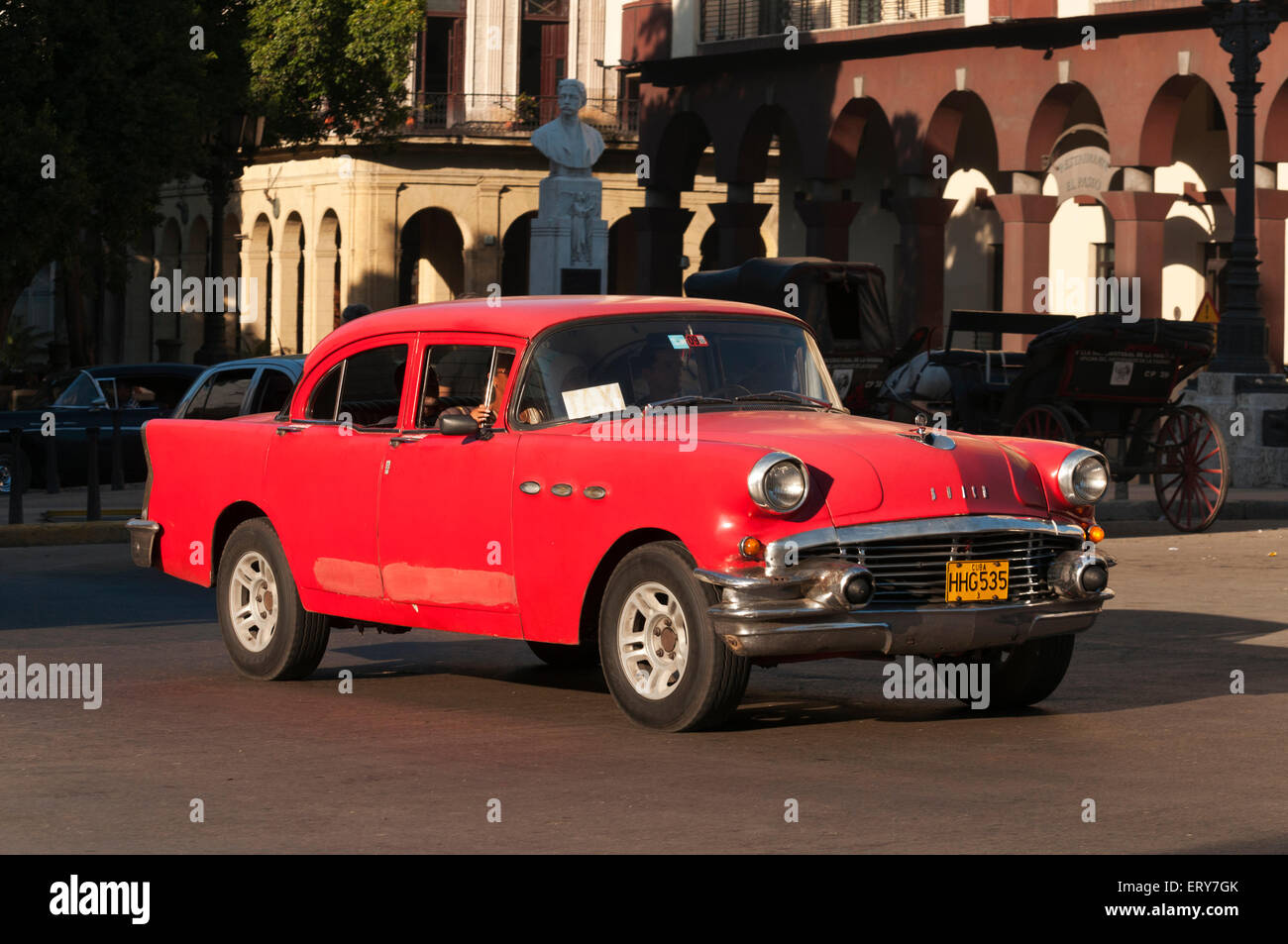 Elk224-1822 Cuba, Havana, vintage car Stock Photo - Alamy