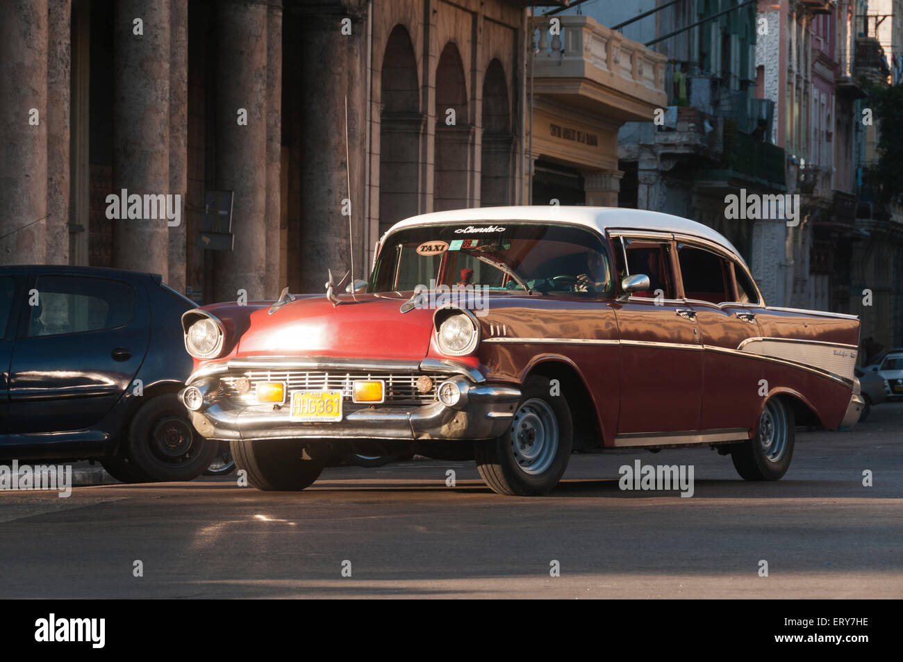 Elk224-1836 Cuba, Havana, vintage car Stock Photo - Alamy