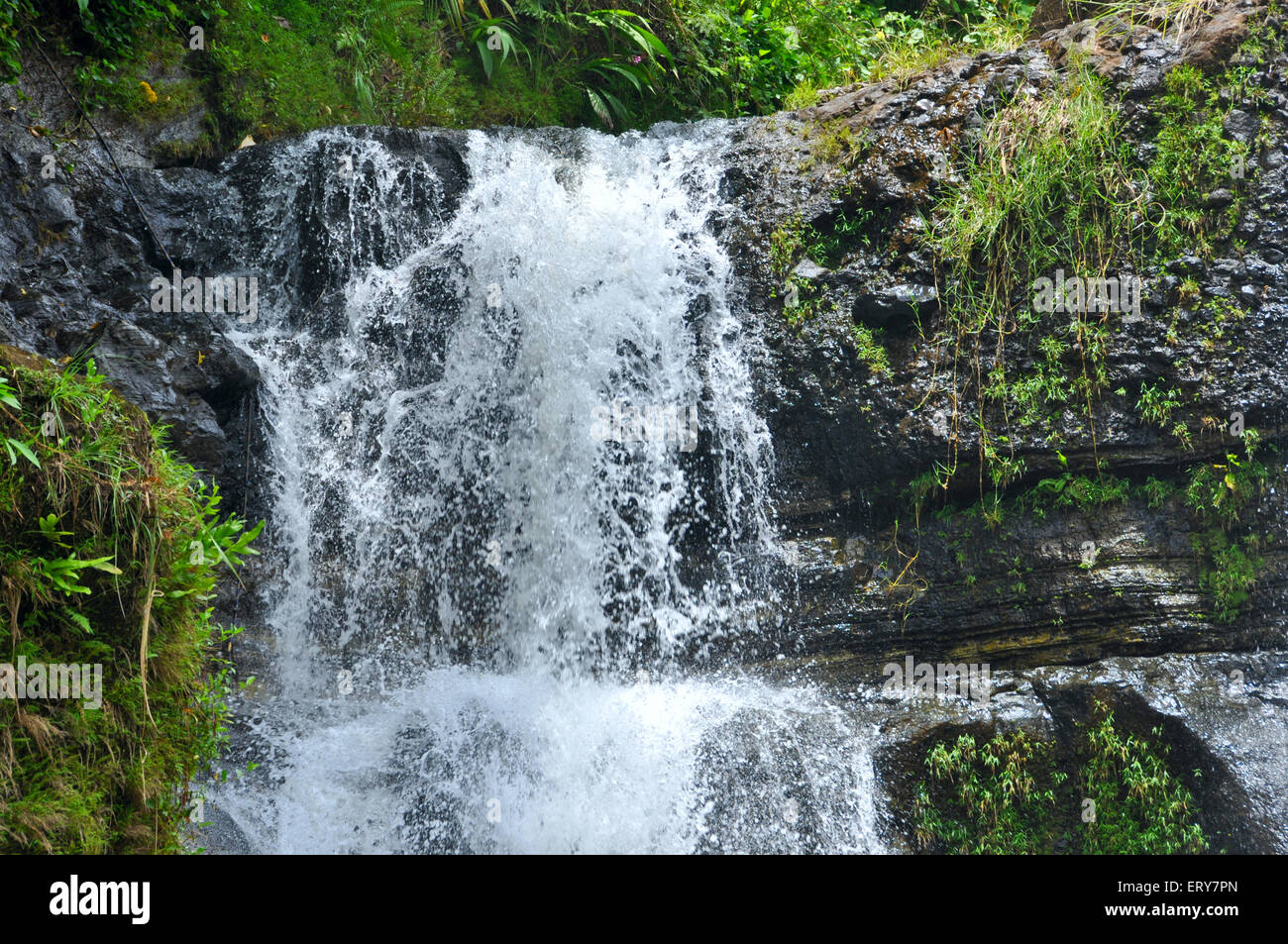 Beautiful sight - falling water falls Stock Photo - Alamy