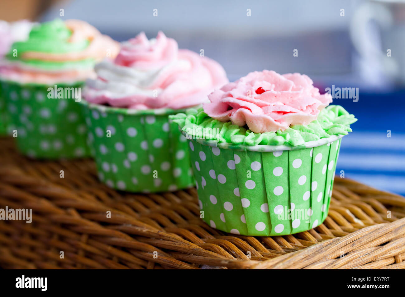 Colorful Indonesian Food cup cake Stock Photo - Alamy