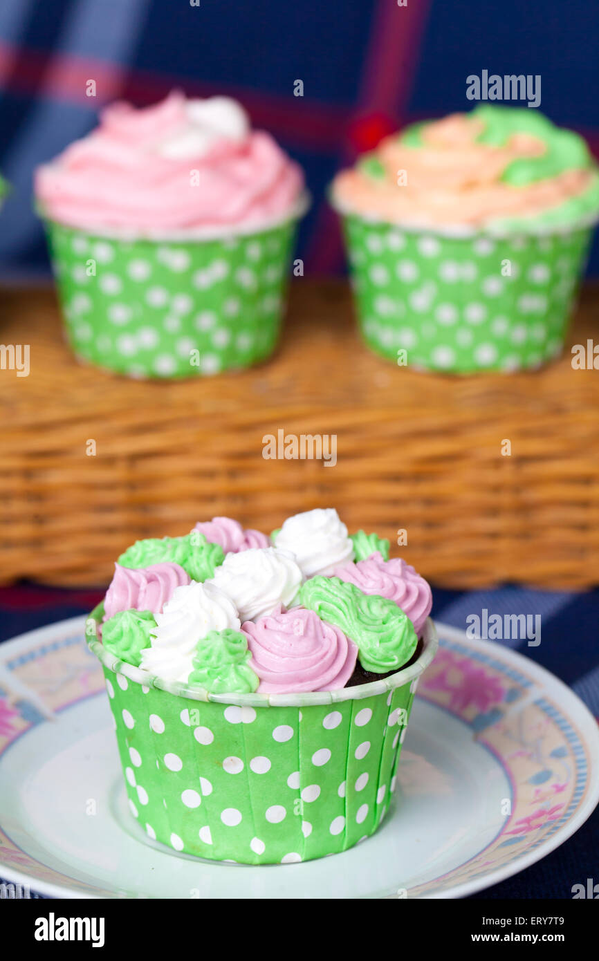 Colorful Indonesian Food cup cake Stock Photo - Alamy