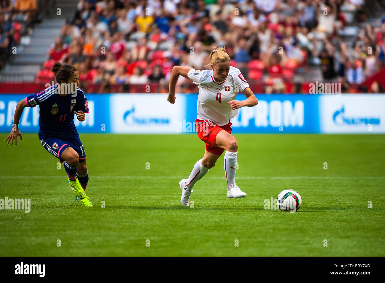 Vancouver, Canada. 9th June, 2015. Switzerland defender Rachel RINAST ...
