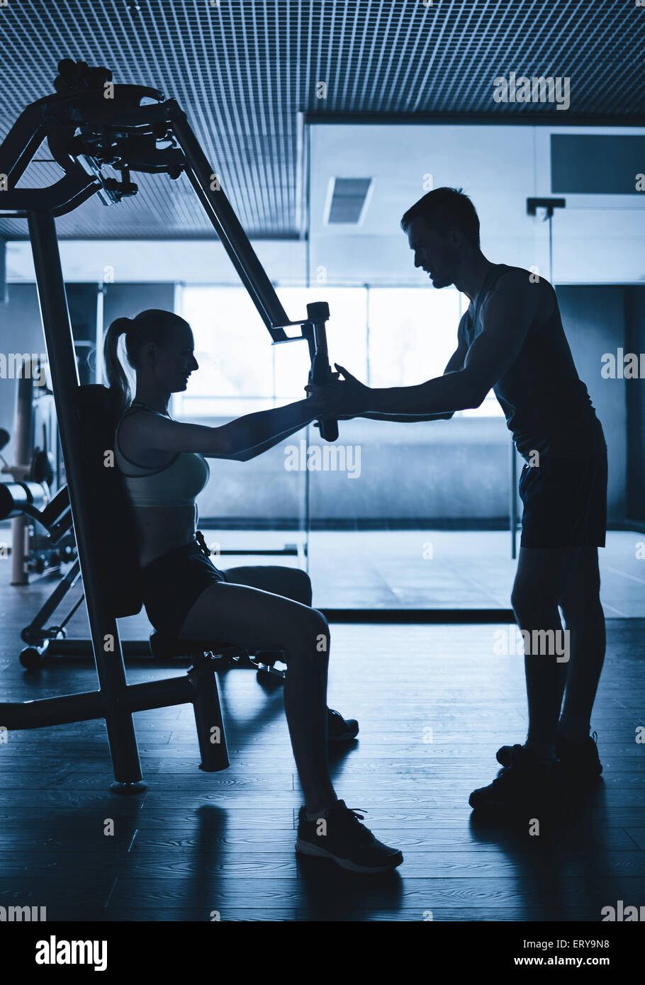 Gym equipment outline hi-res stock photography and images - Alamy