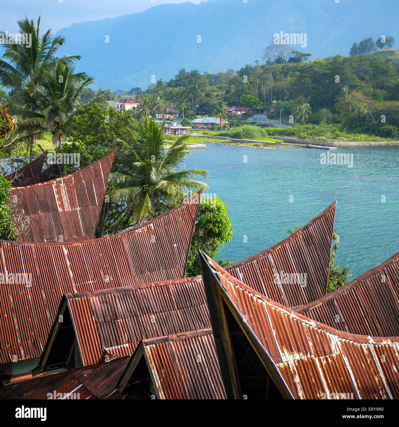 Toba batak sumatra house architecture hi-res stock photography and ...