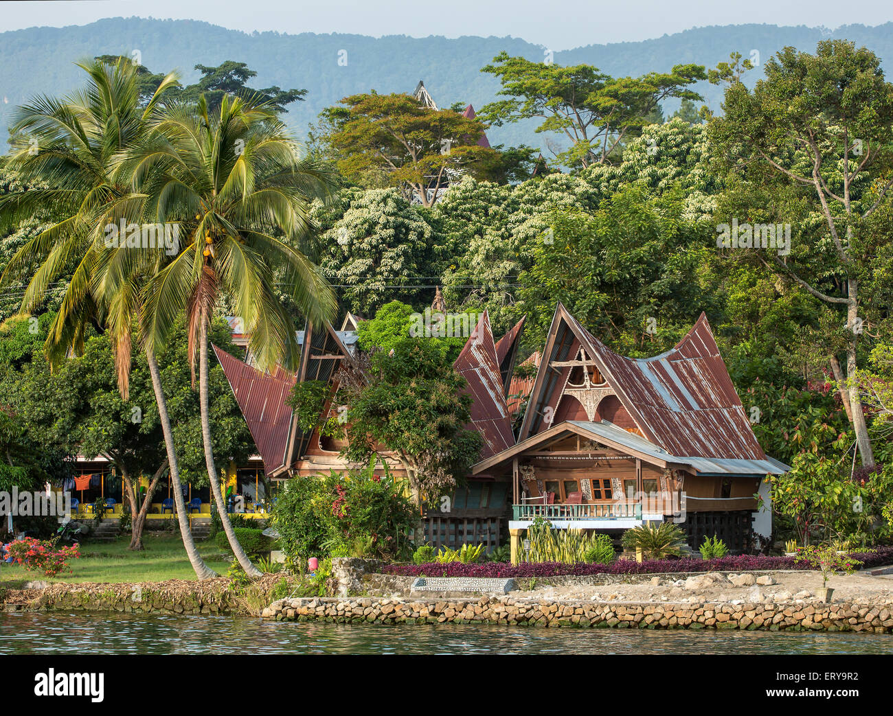 Toba batak sumatra house architecture hi-res stock photography and ...