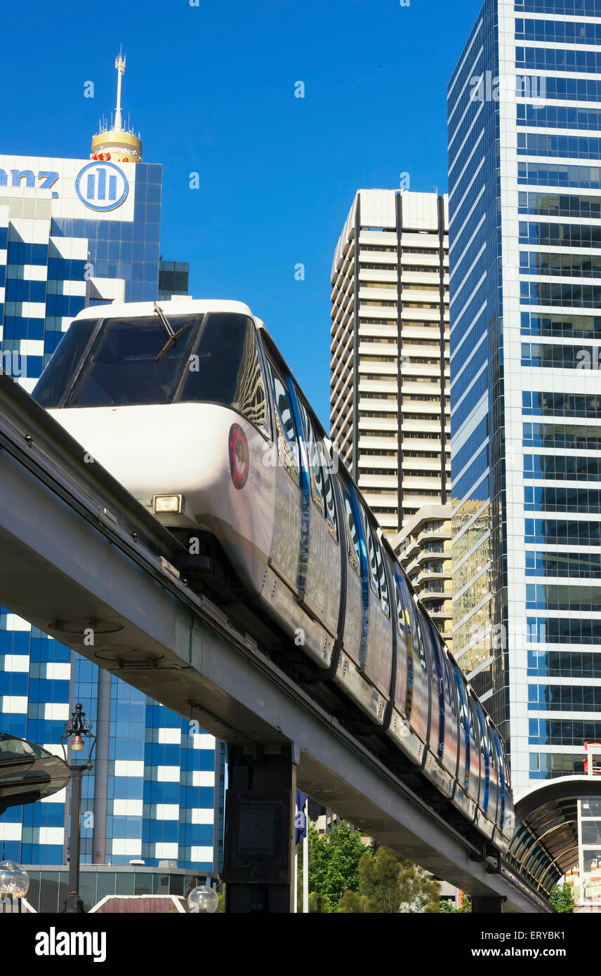 Monorail, Sydney, New South Wales, Australia Stock Photo - Alamy