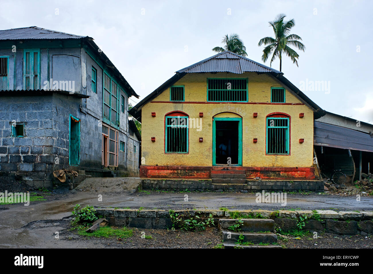 Old Vithoba Rakmini temple Malavali Maharashtra India Stock Photo - Alamy
