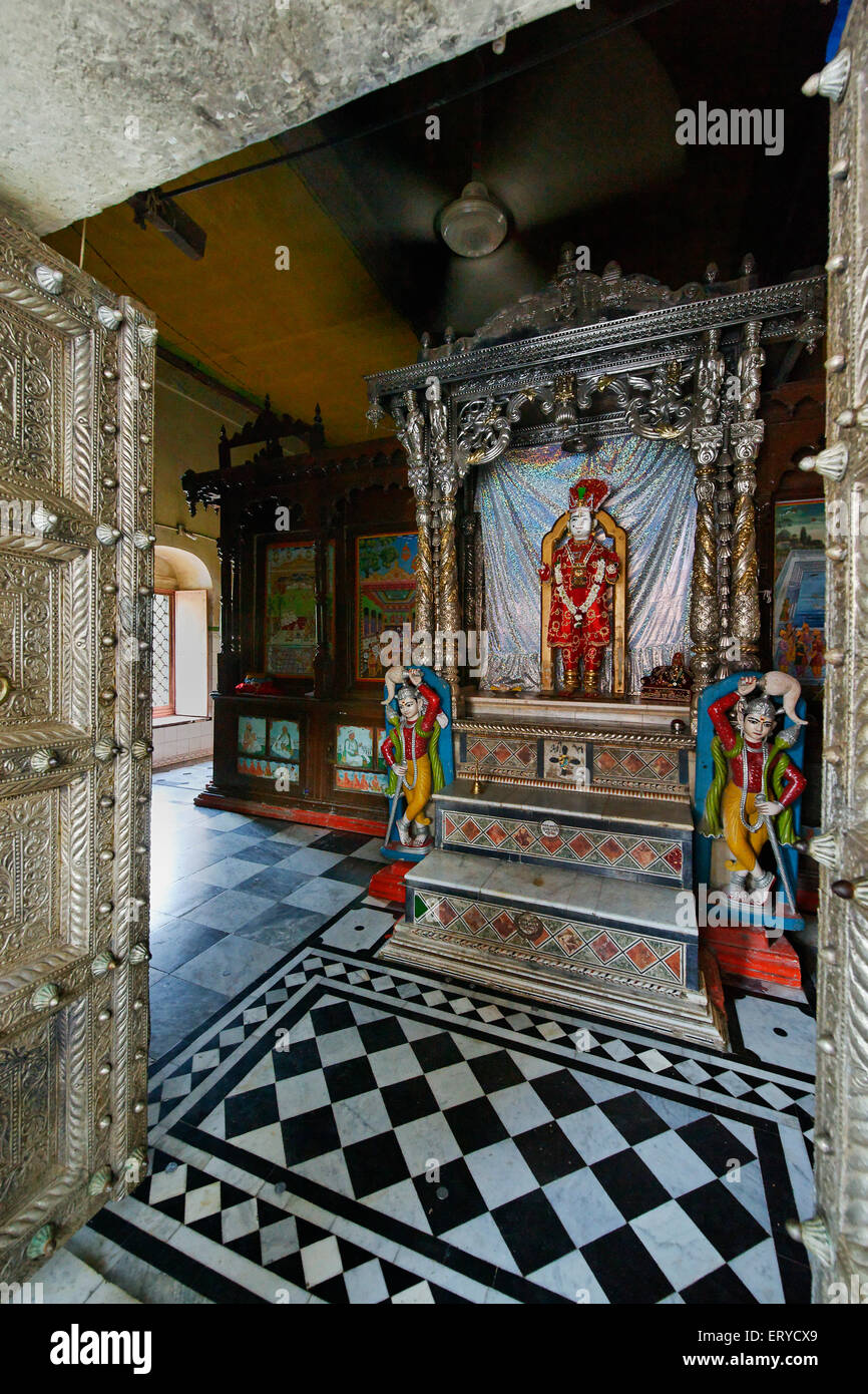 Idol of Ghanshyam Maharaj ; Swaminarayan temple ; Chhapaiya near ...
