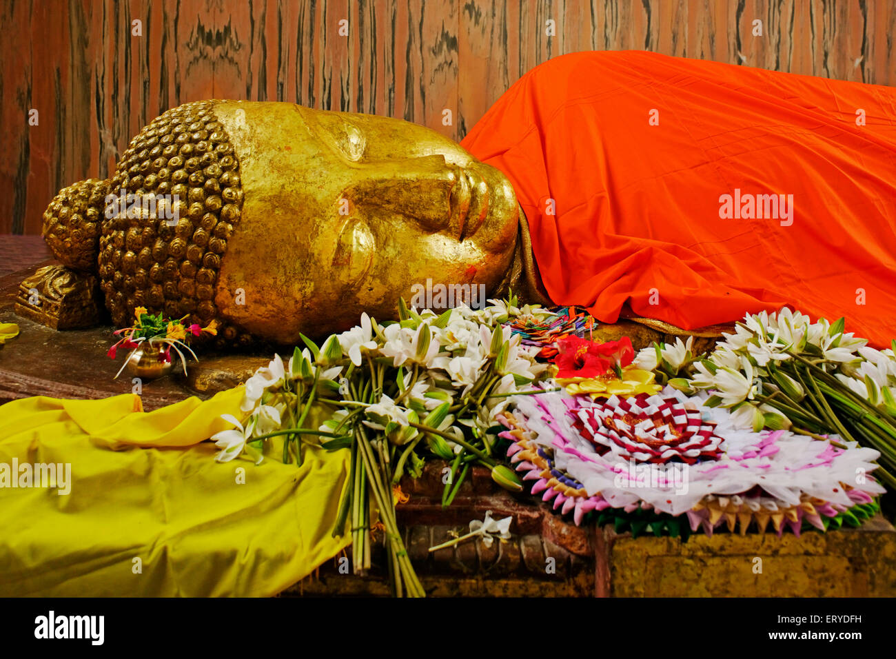 Lord Buddha's nirwan Mahaparinirvan ; Buddhist site ; Kushinagar ...