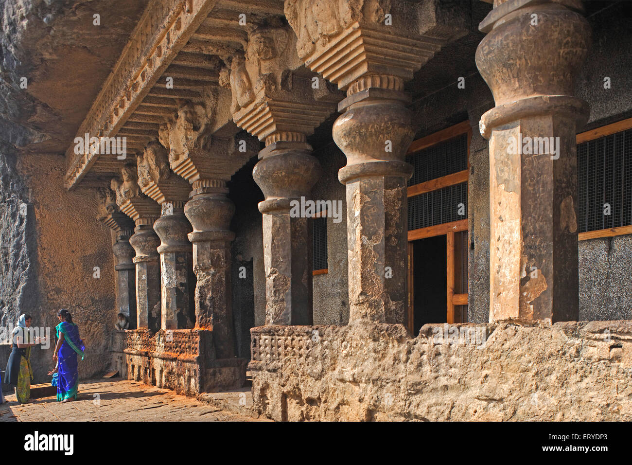 Buddhist Cave seven ; Ashtavinayak ; Lenyadri or Ganesh lena group ...