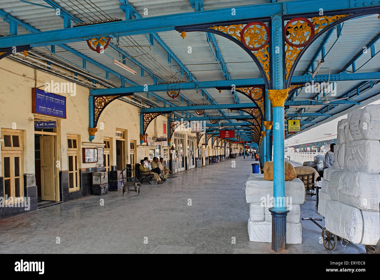 Heritage ; old Rajkot station ; western railways ; Gujarat ; India ...