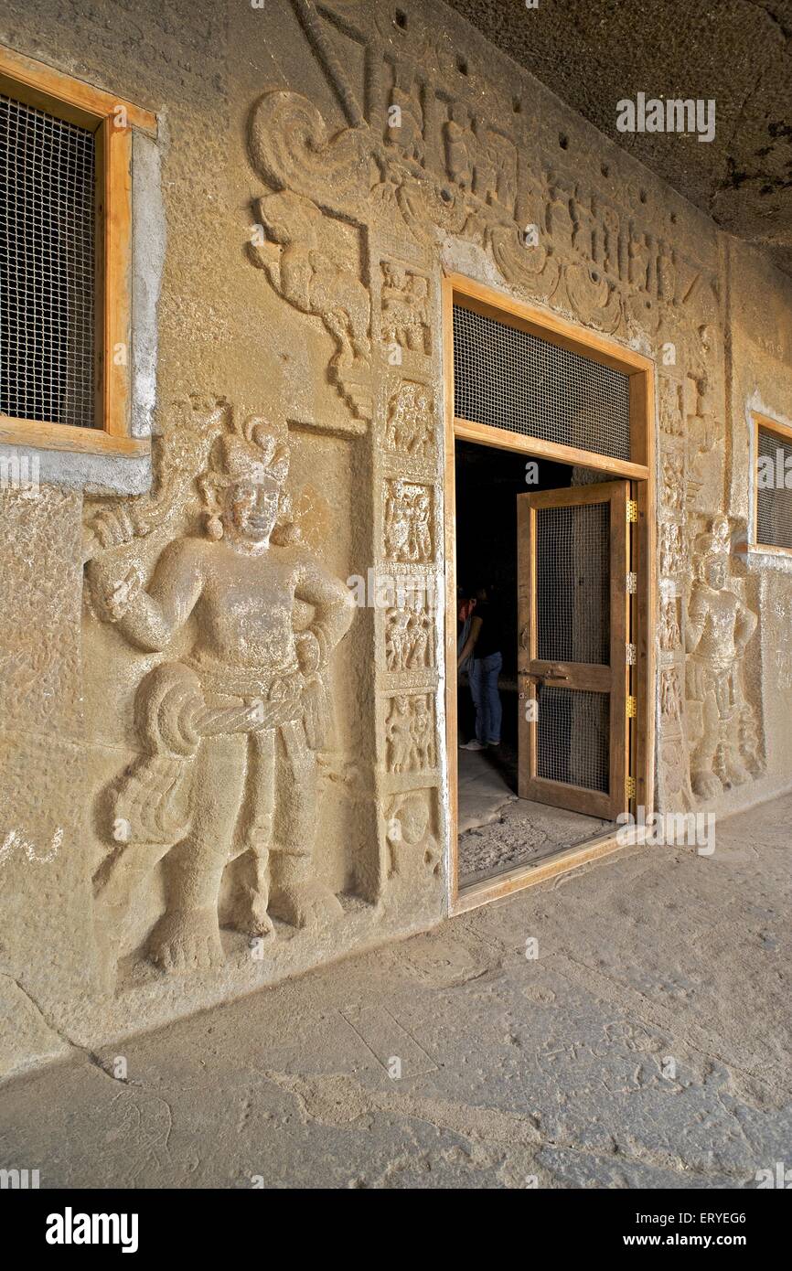 Cave temple hinyana pandav caves first century BC to second century AD ...