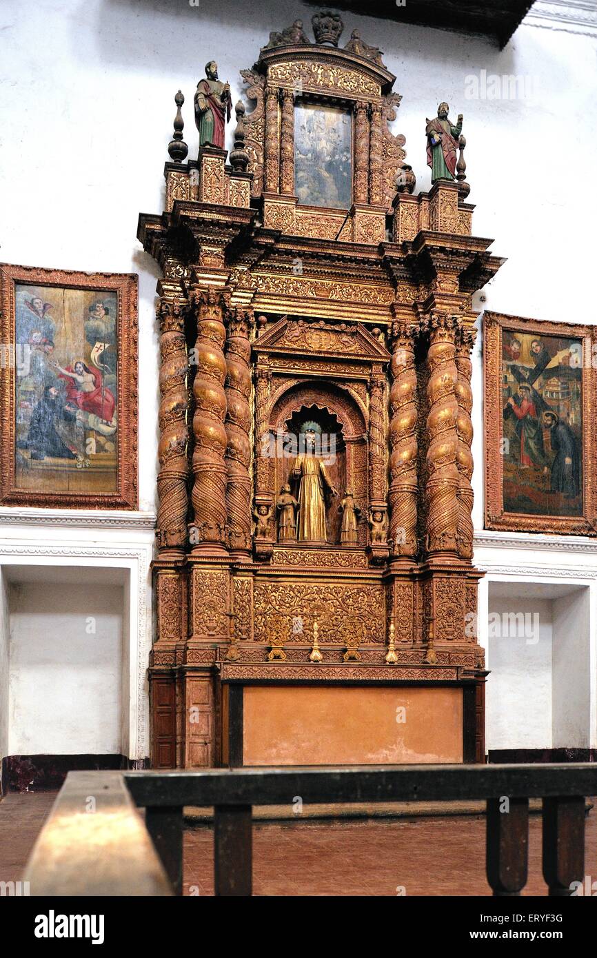 Inside Convent Of Saint Cajetan in seventeenth century ; Old Goa ...