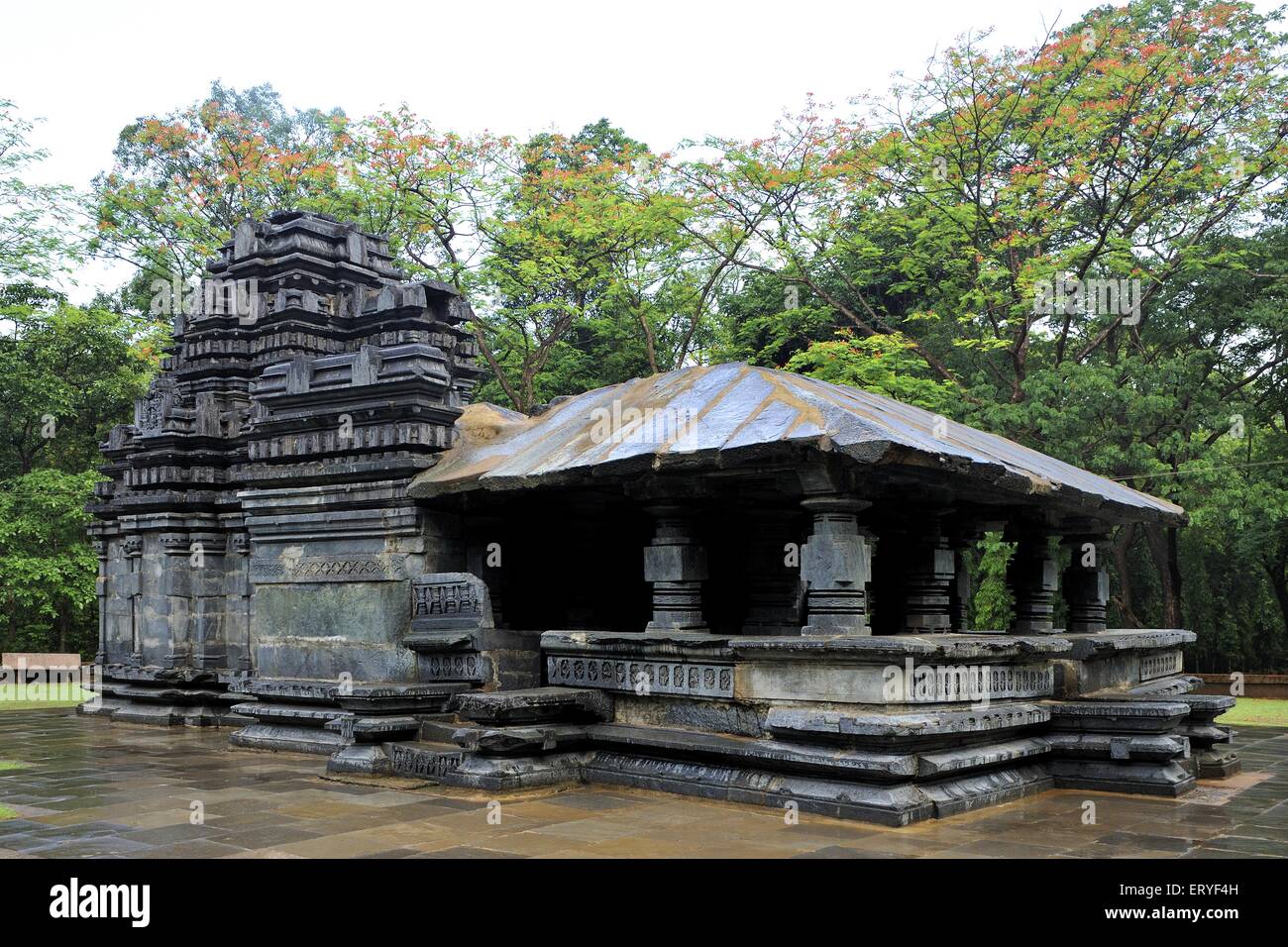 Tambdi Surla Mahadev Shiva Temple in Ponda , Goa , India Stock Photo ...