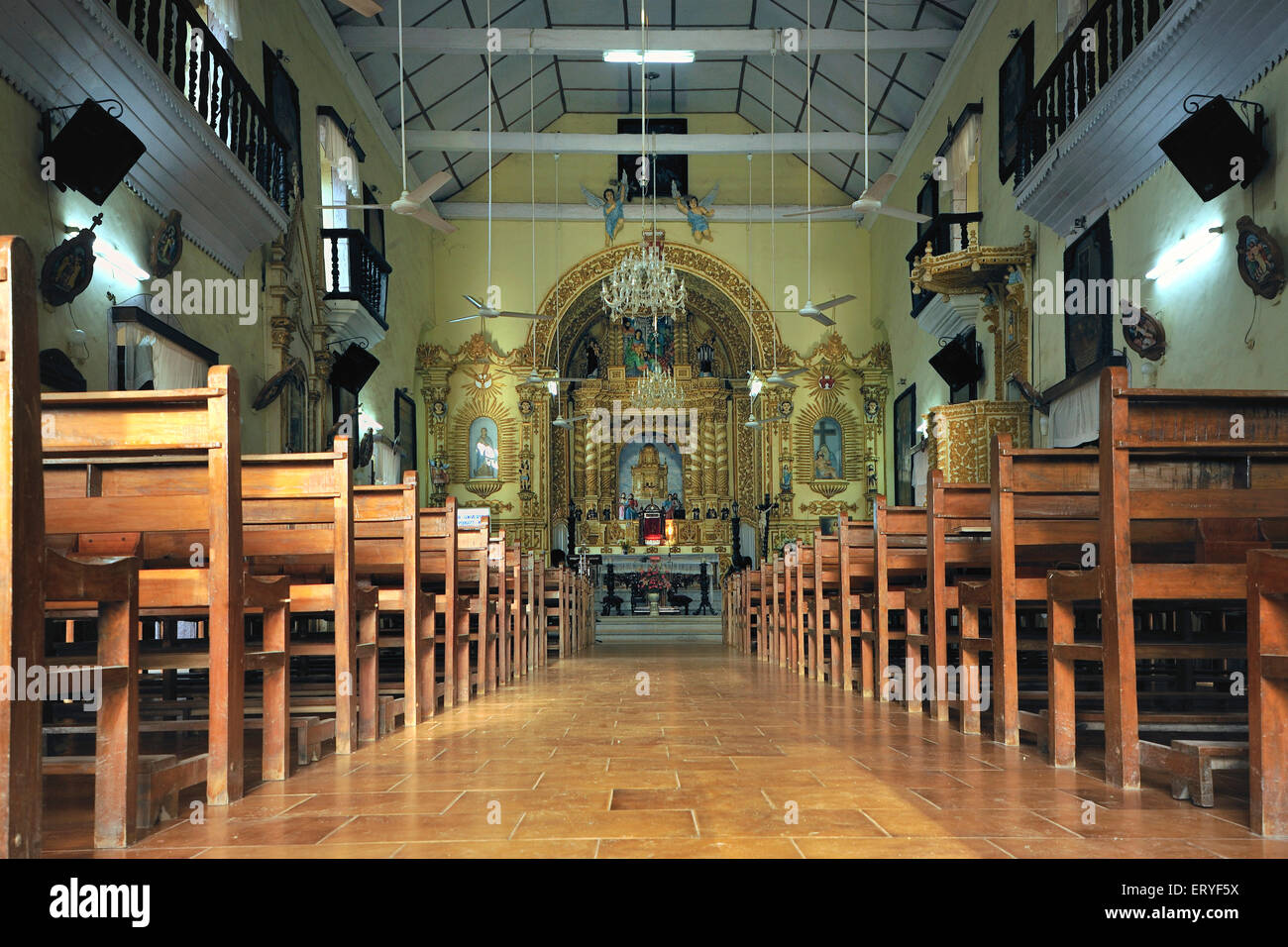 Reis Magos church ; Panaji ; Goa ; India Stock Photo - Alamy