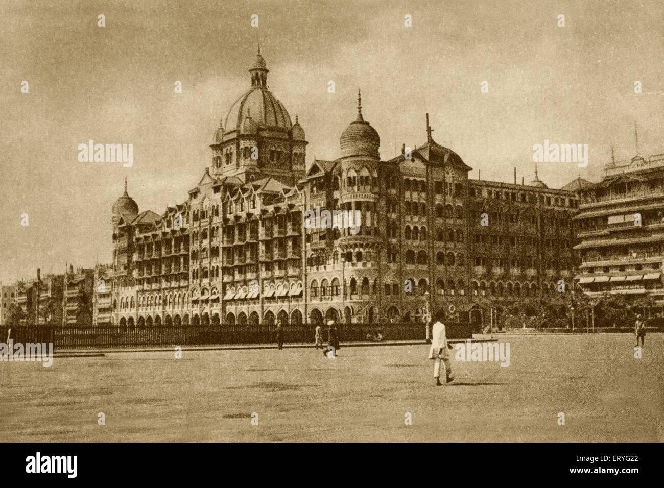 Old vintage 1900s photo of Taj Mahal Hotel at Apollo Bunder Colaba ...