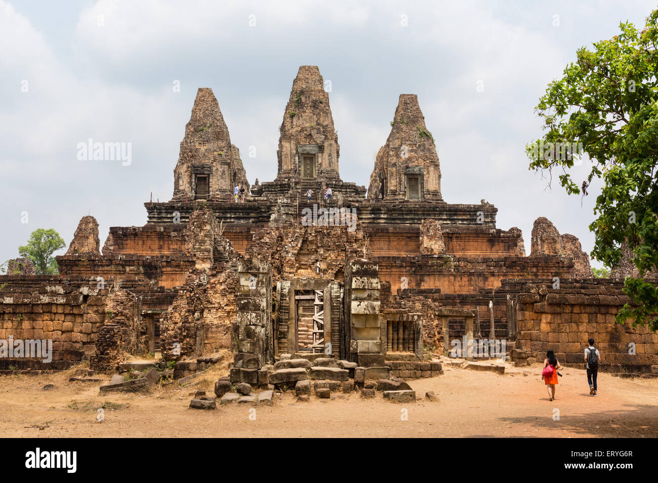 East entrance, access to the Eastern Mebon, Angkor, Siem Reap Province ...
