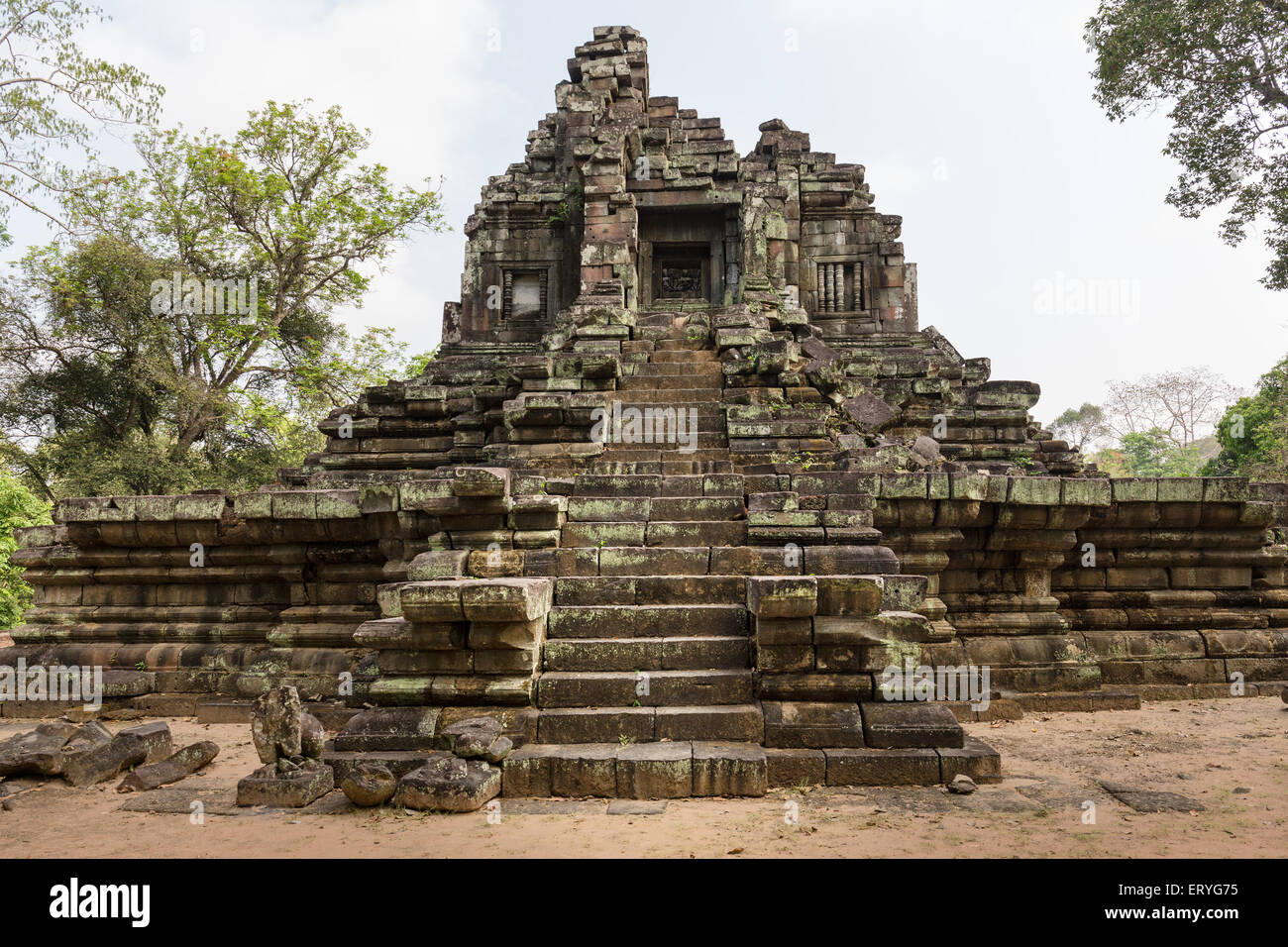 Preah Pithu, Prasat Temple X., Angkor Thom, Siem Reap Province ...