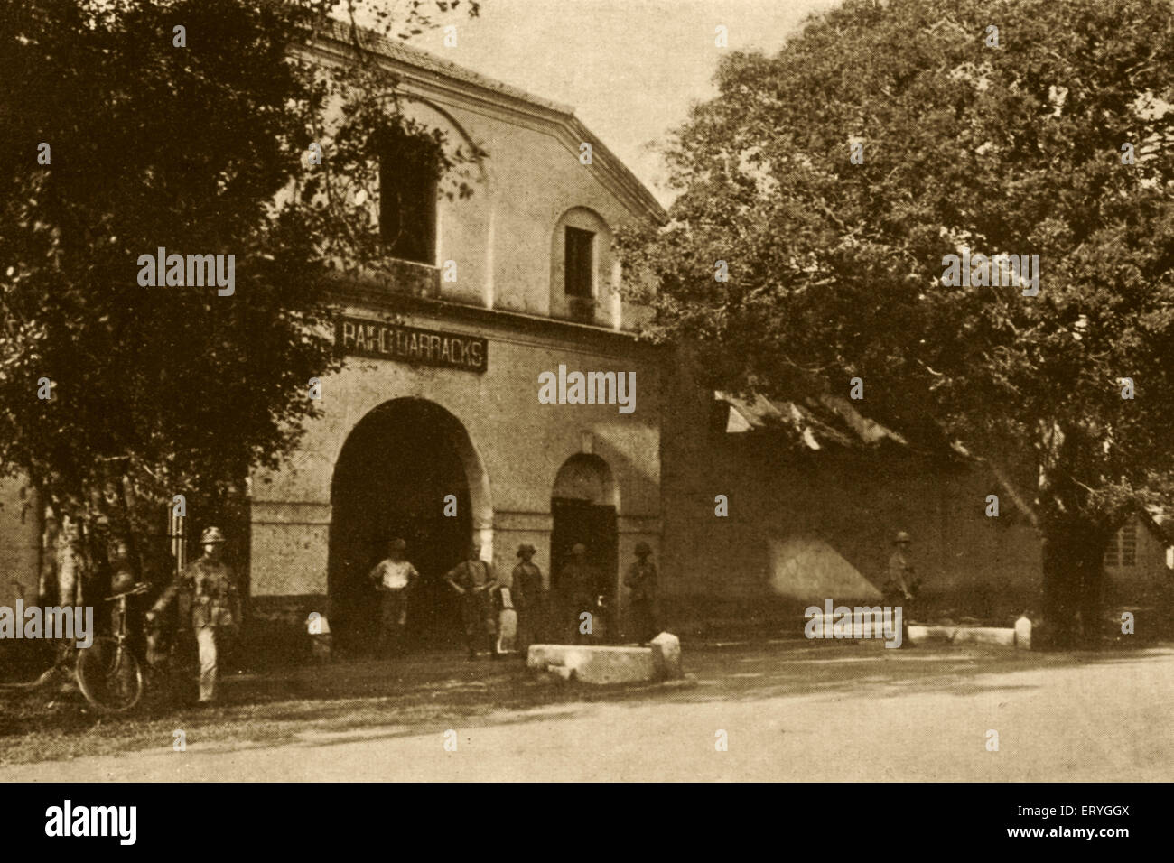 Old vintage 1900s Baird Barracks South Parade Road now M G Road ...