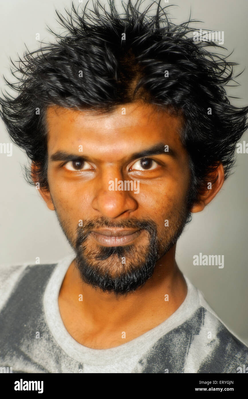 Indian boy portrait with goatee , India , Asia , MR#767 Stock Photo - Alamy