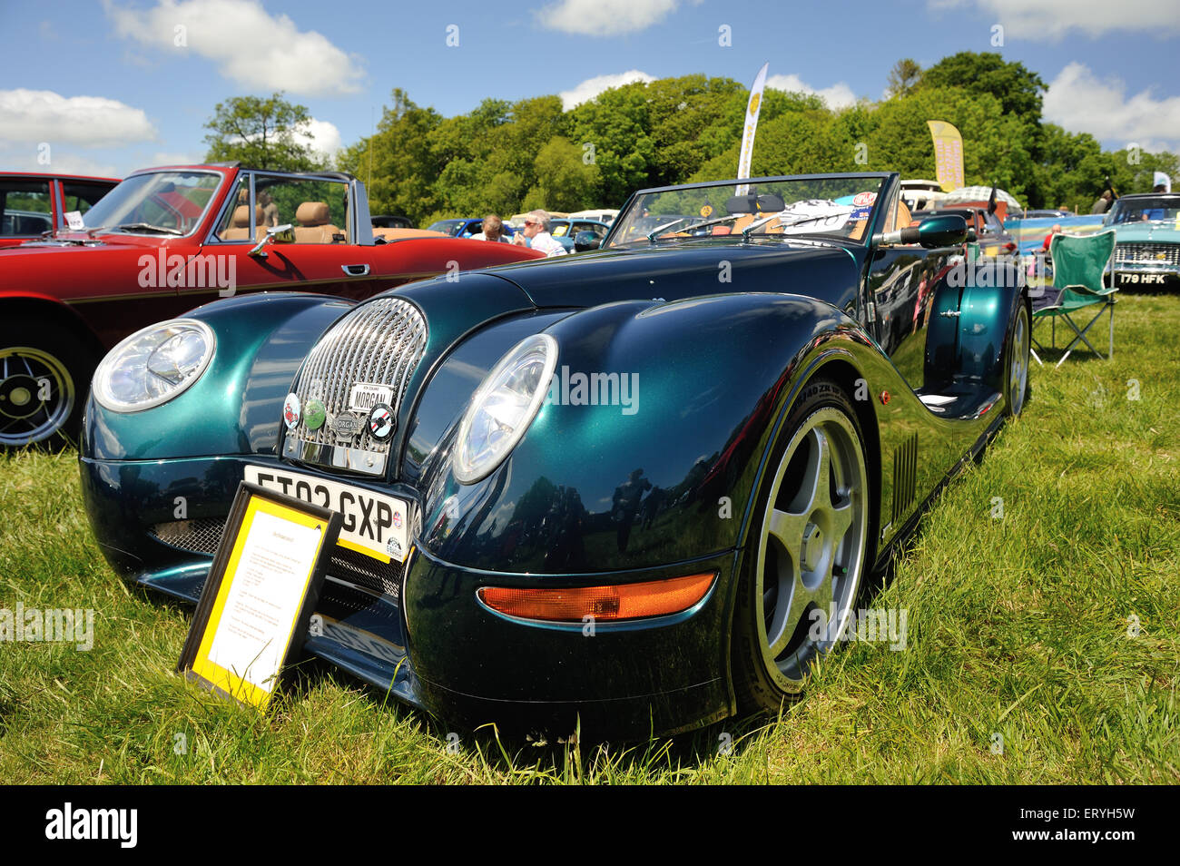 Morgan Aero 8, classic car show Scolton Manor Pembrokeshire West Wales ...