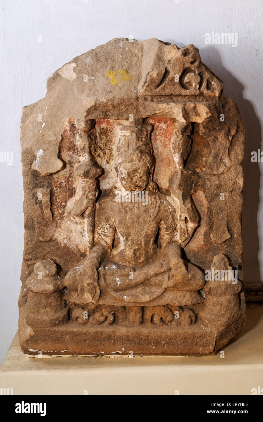 Old antique stone sculpture , Museum , Modasa , Sabarkantha , Gujarat ...