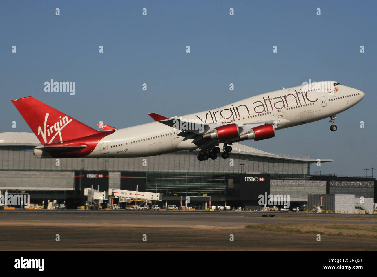 VIRGIN ATLANTIC 747 Stock Photo - Alamy