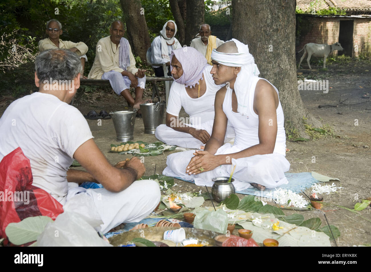 Death Rites and Rituals ceremony in jaunpur at uttar pradesh India MR ...