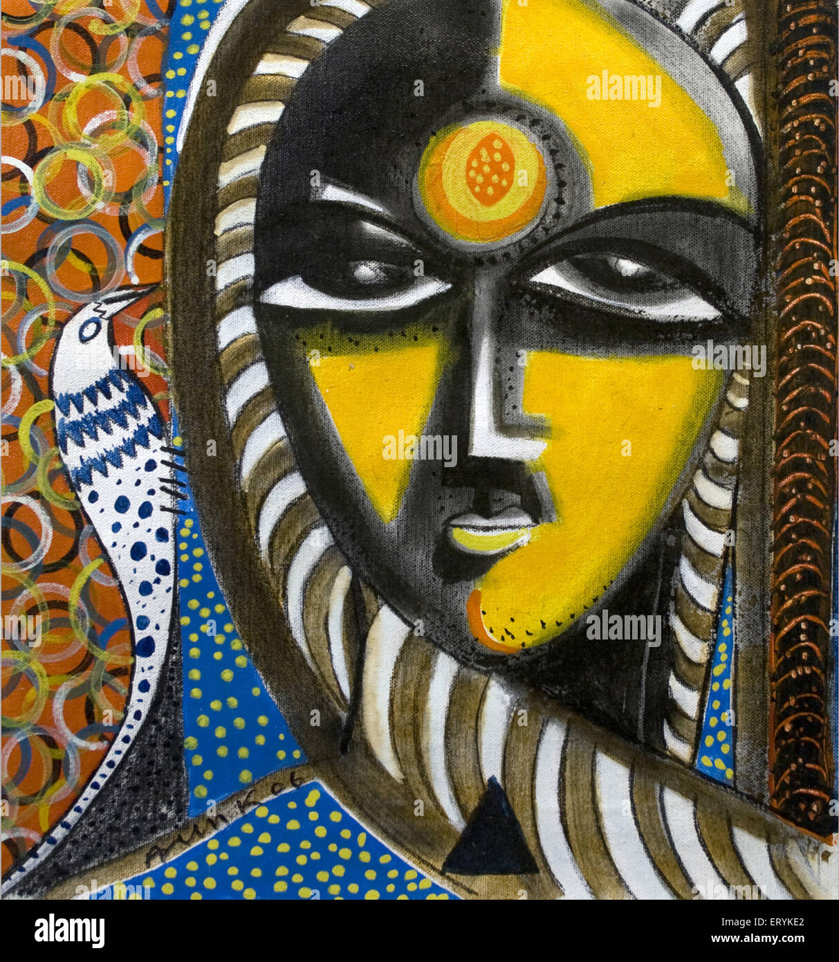 village woman face India Stock Photo - Alamy