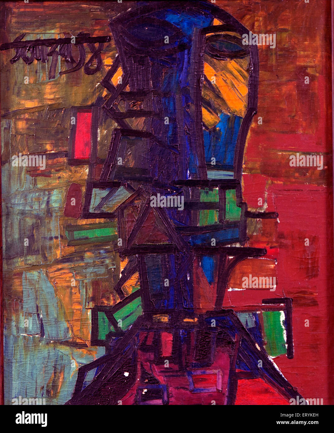 Painting Francis Newton Souza High Resolution Stock Photography and ...
