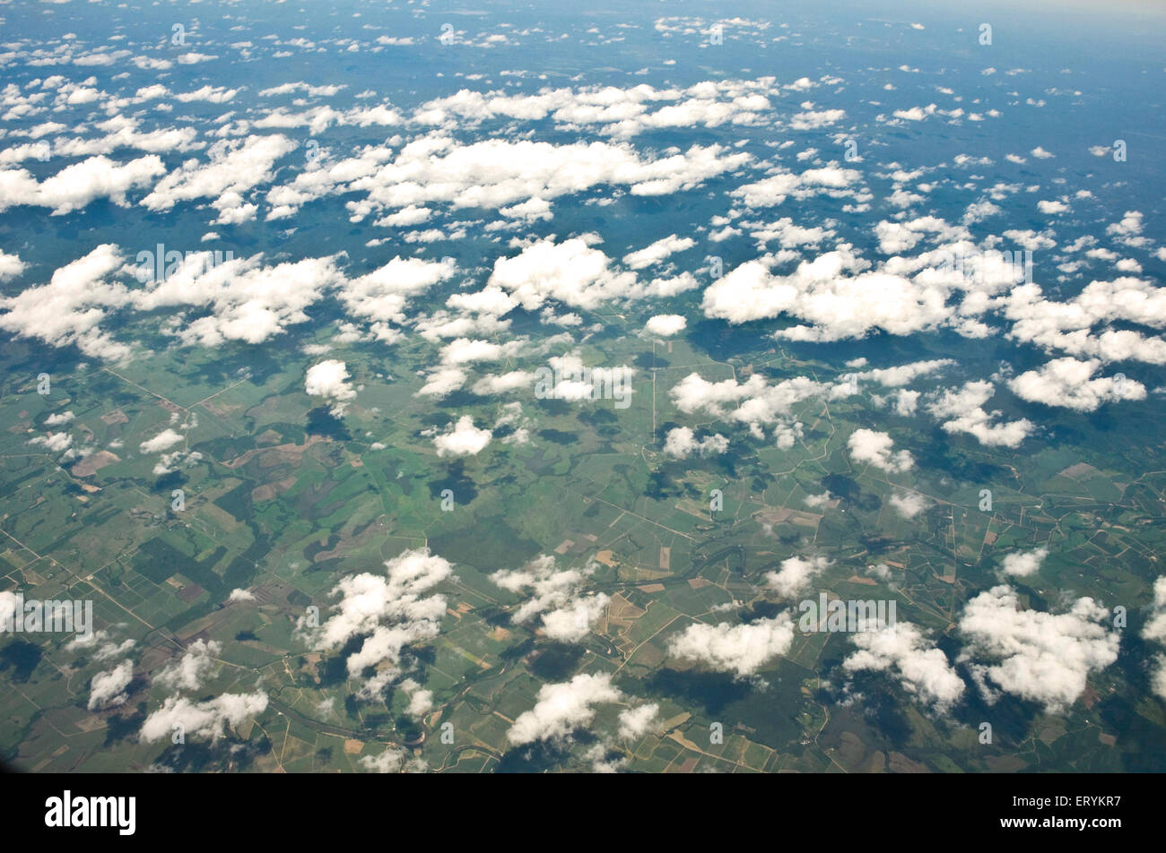 Aerial view of clouds and land , Queensland ; Australia Stock Photo - Alamy