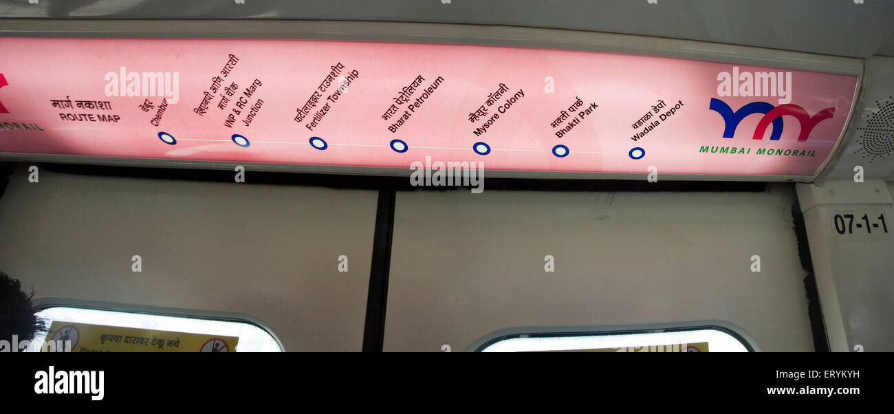 Mumbai Monorail Route