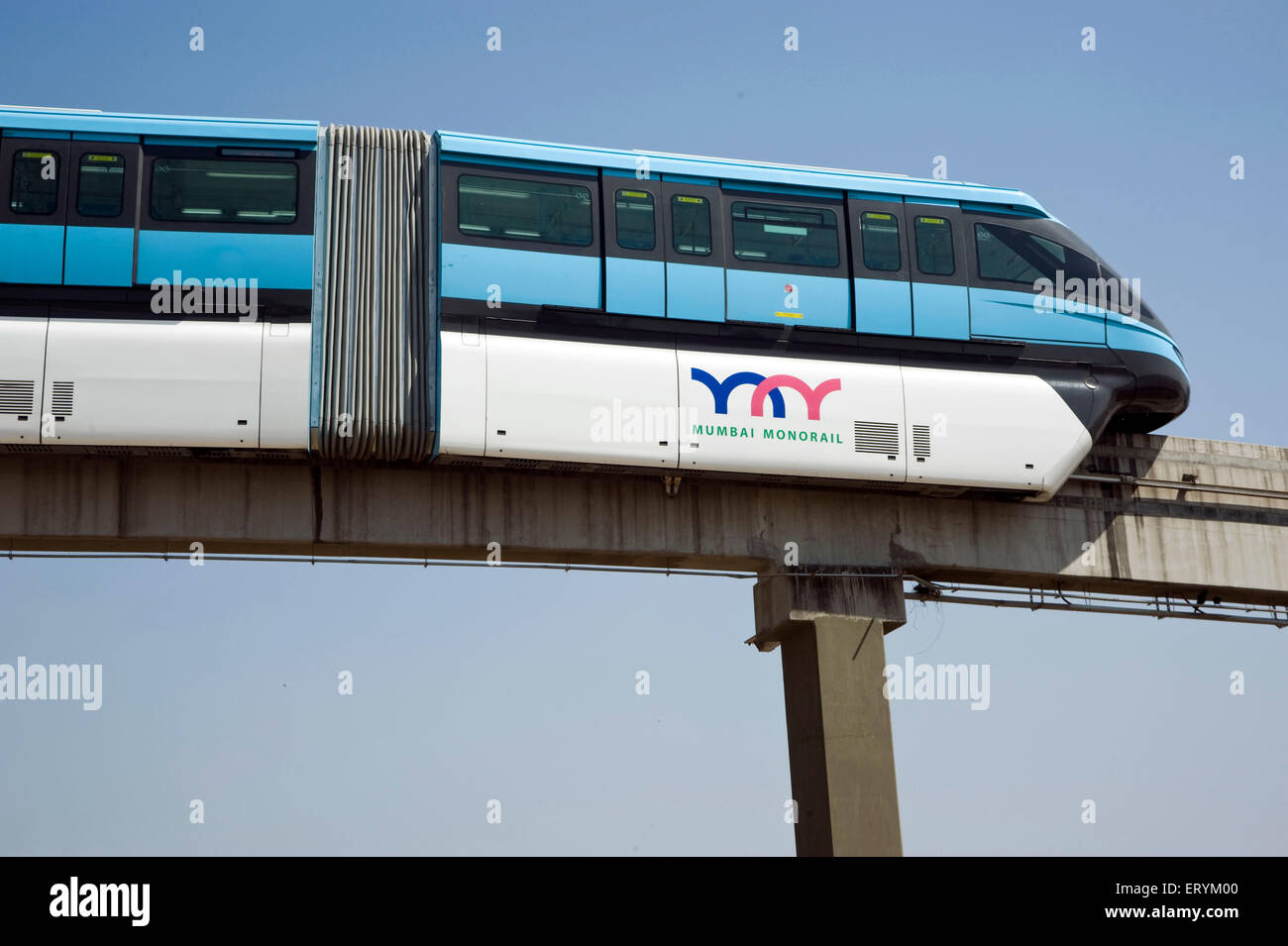 monorail mumbai Maharashtra India Asia Stock Photo - Alamy