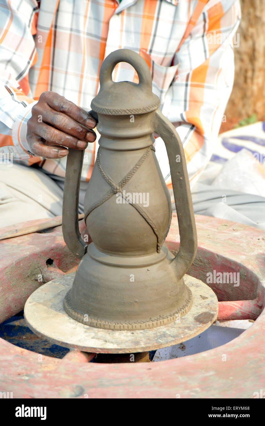 Clay model Lantern Madhya Pradesh India Asia Stock Photo - Alamy