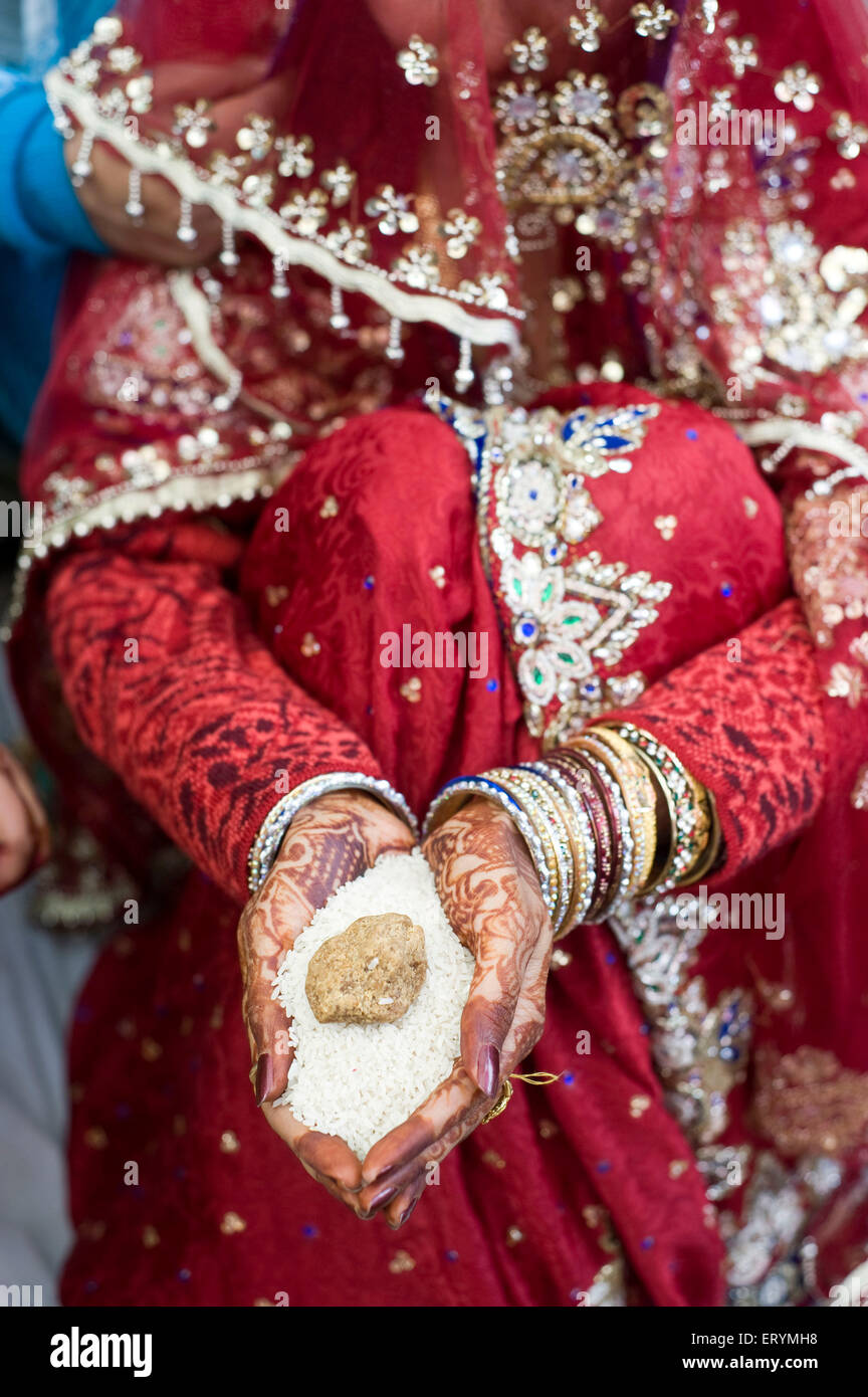 Hindu wedding function Kanyadaan Uttar Pradesh India Asia Stock Photo ...