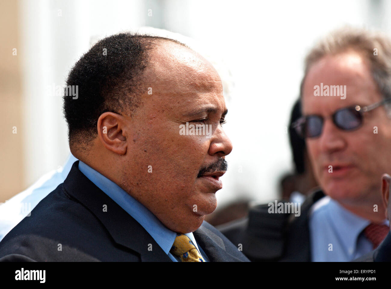 Martin Luther King III , American human rights advocate , oldest son ...