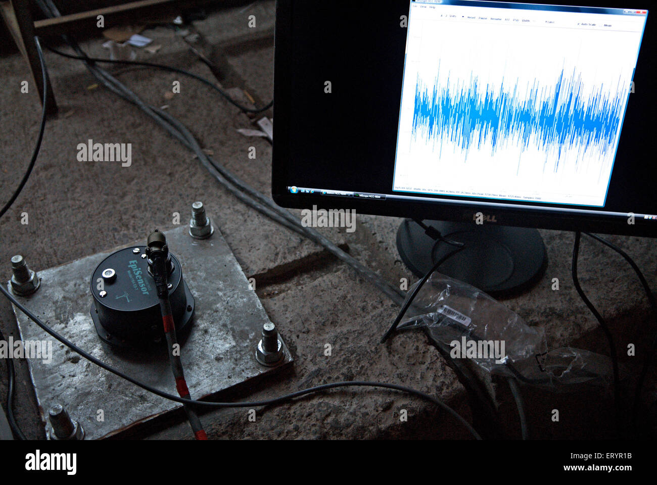 Seismological observatory instrument to see vibrations on Bandra Worli ...