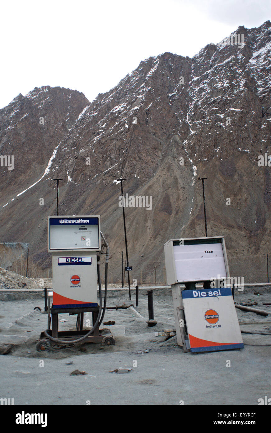 Indian oil petrol pump , Chutak Hydroelectric Plant project , Suru ...