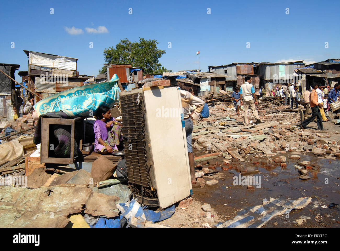 Indian Slum High Resolution Stock Photography and Images - Alamy