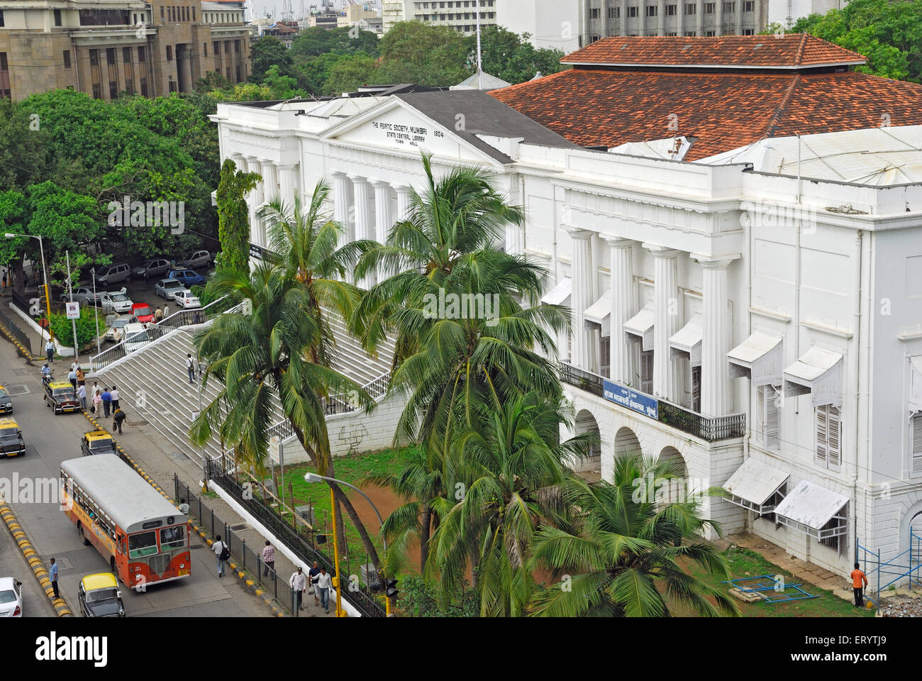 Town hall asiatic library Bombay Mumbai ; Maharashtra ; India Stock ...