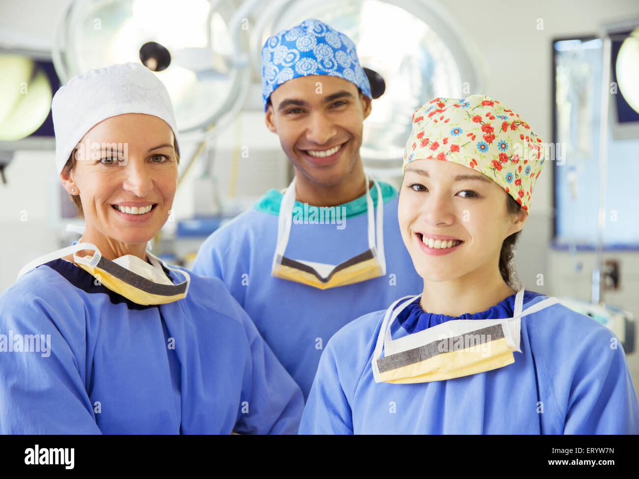 Close up smiling surgeon hi-res stock photography and images - Alamy