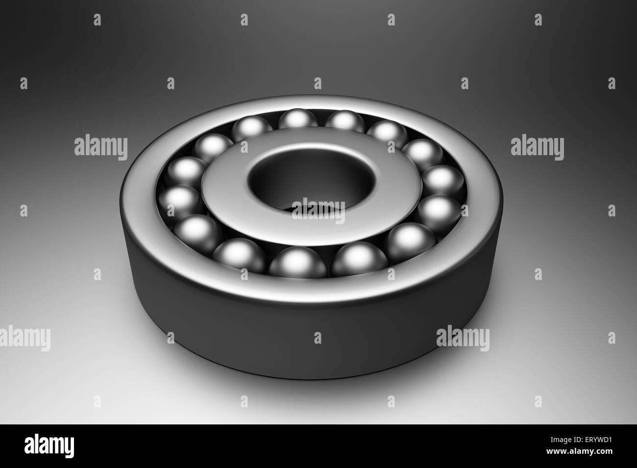 3d rendering of a steel bearing Stock Photo - Alamy