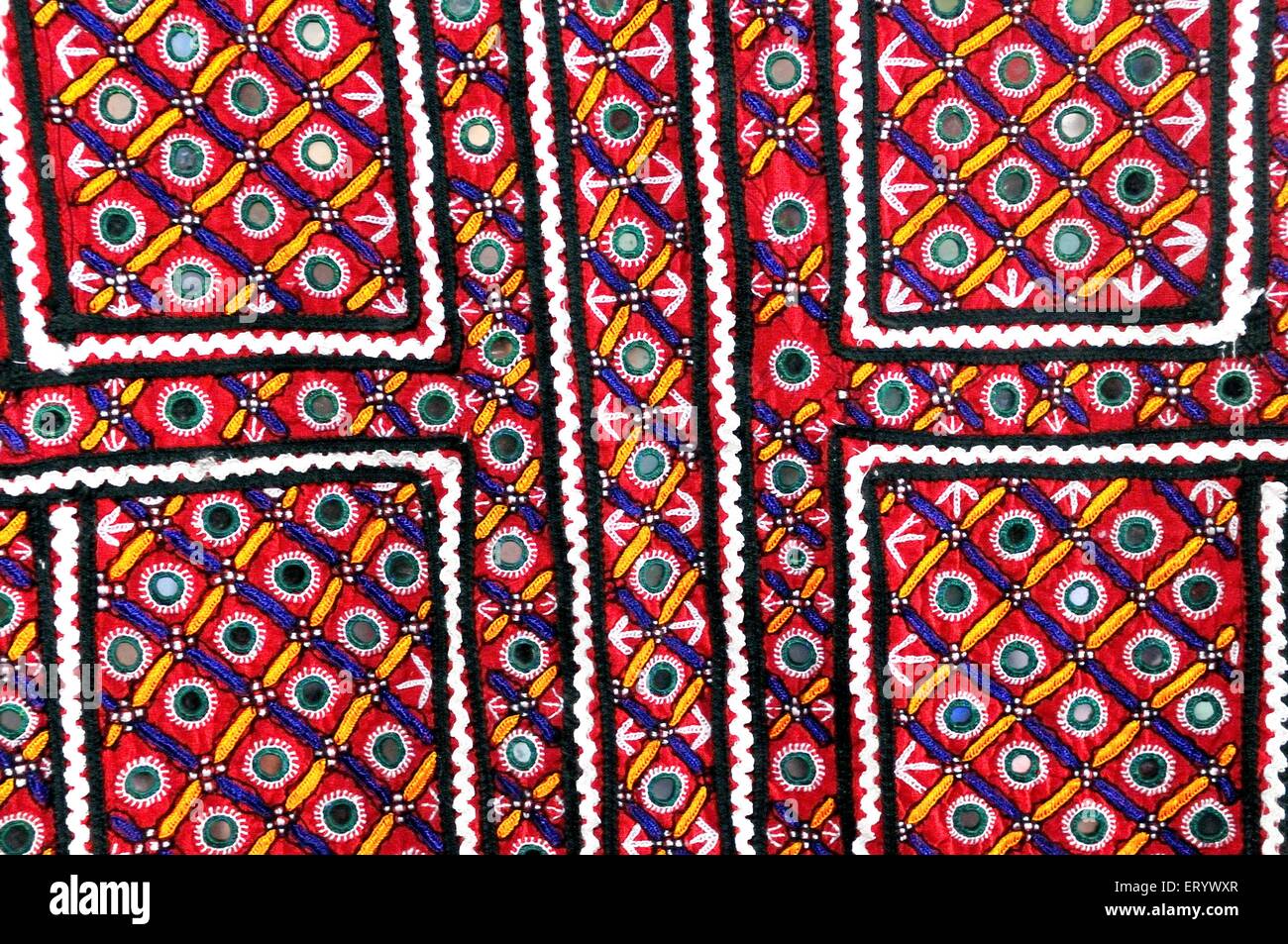 Kutchi handicraft work or mutwa handicraft at bhuj ; Kutch ; Gujarat ...
