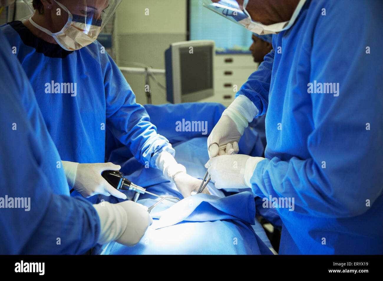 Surgery table looking down hi-res stock photography and images - Alamy