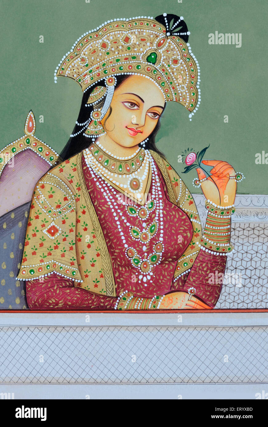 Queen Of Mughal Emperor Stock Photos & Queen Of Mughal Emperor Stock ...