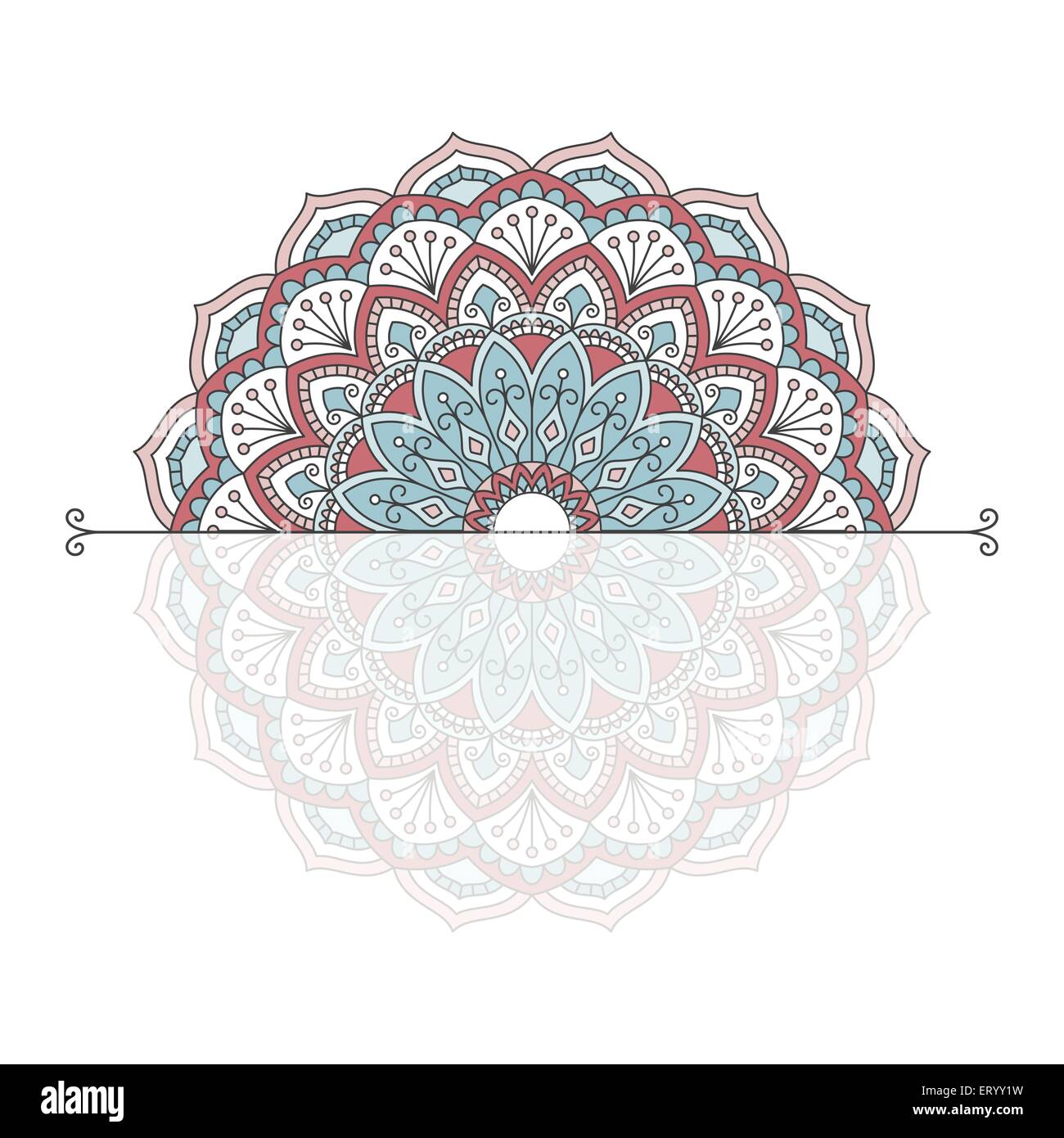 Floral oriental pattern Stock Vector Image & Art - Alamy