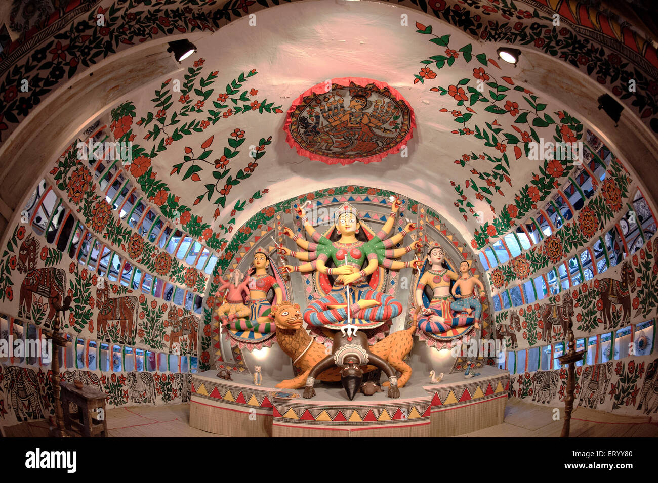 Goddess kali pandal hi-res stock photography and images - Alamy