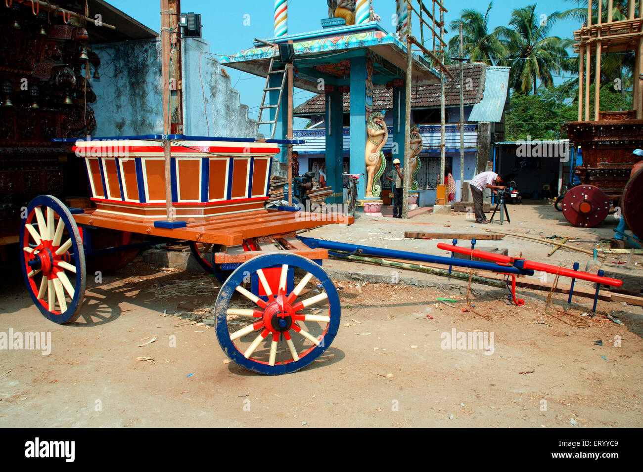 Ratholsavam Chariot Festival preparation ; Palghat , Palakad , Palakkad ...