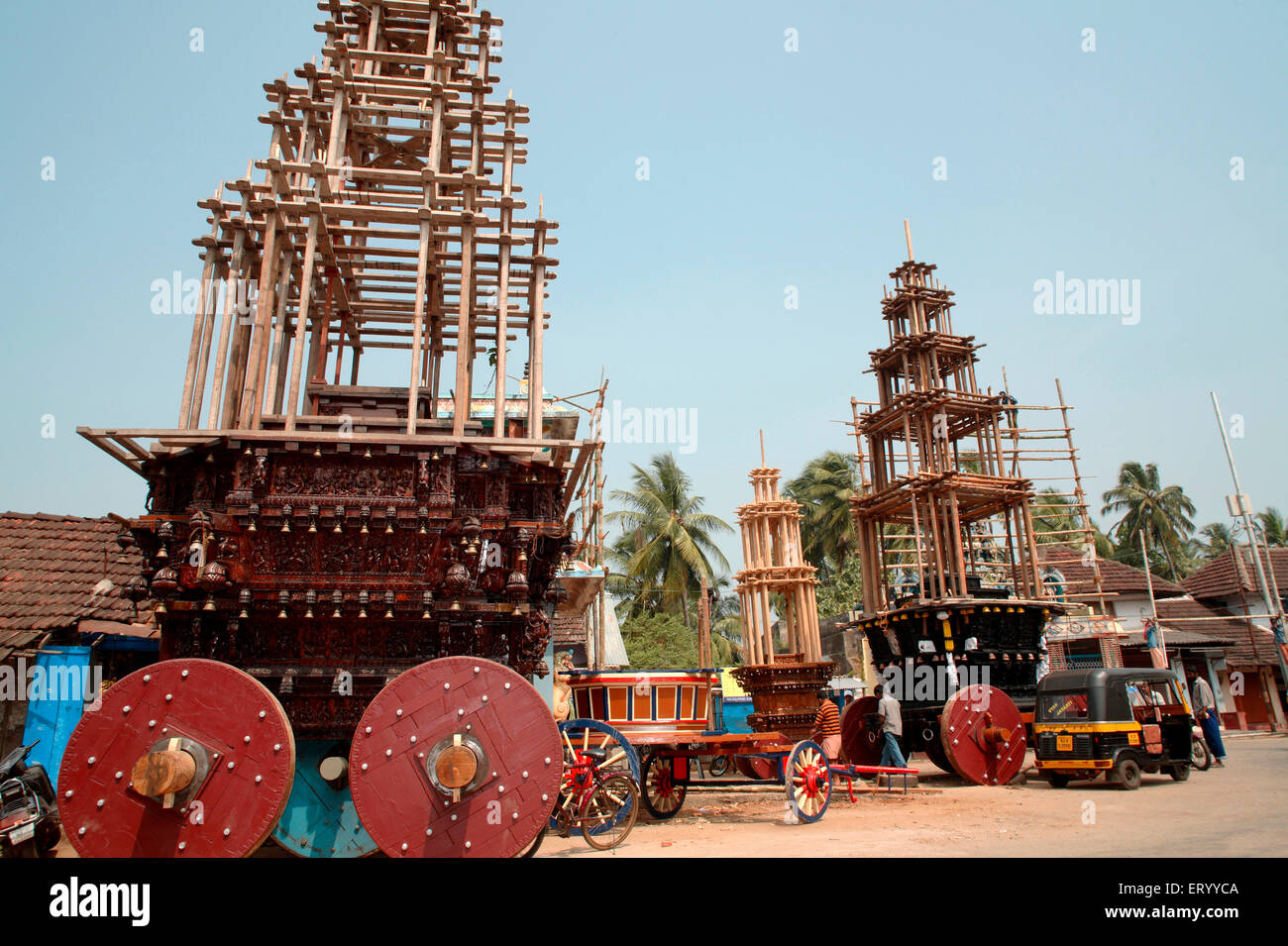 Ratholsavam Chariot Festival preparation ; Palghat , Palakad , Palakkad ...